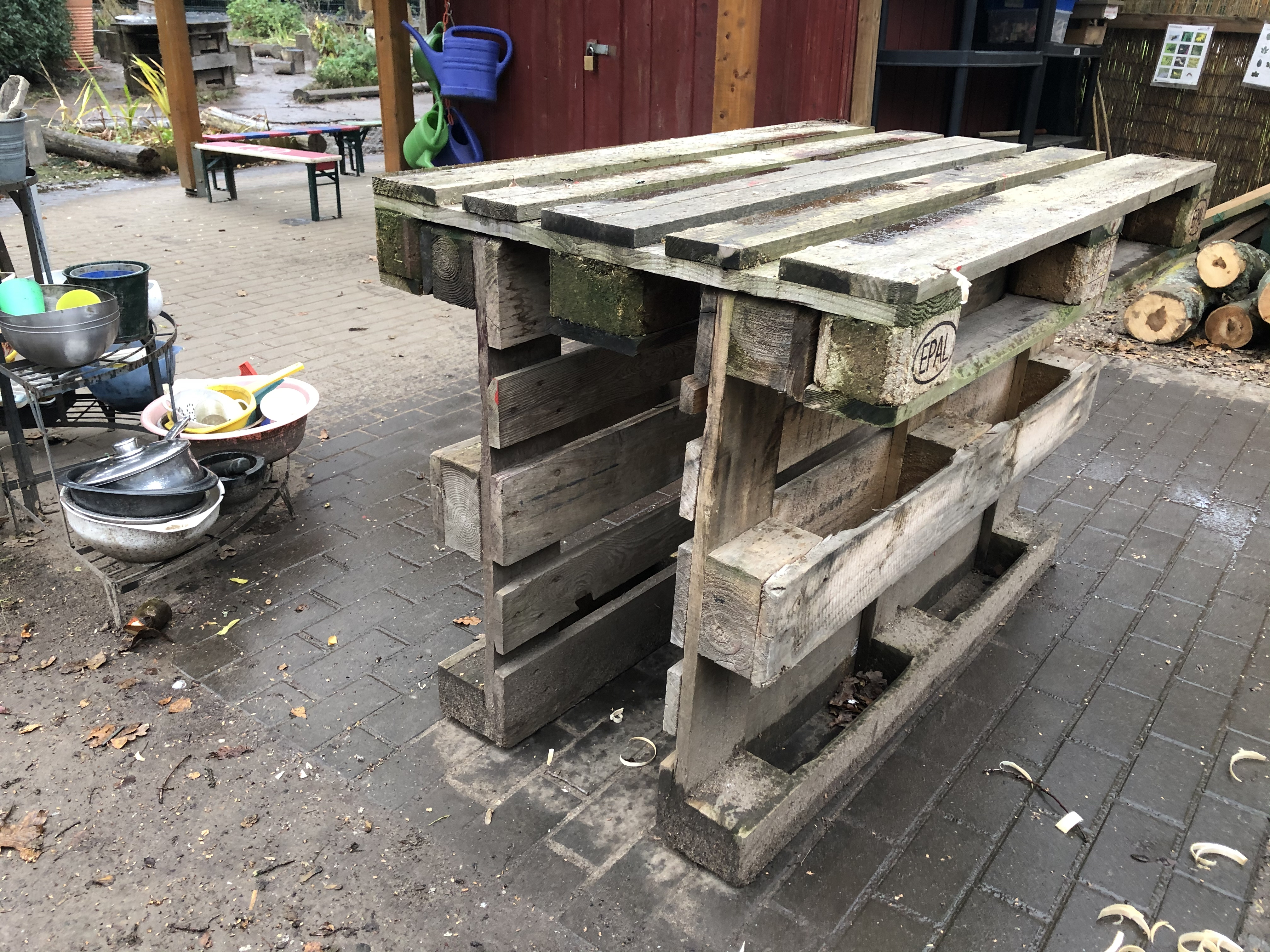 Developing Your Outdoor Learning Space Using Wooden Pallets