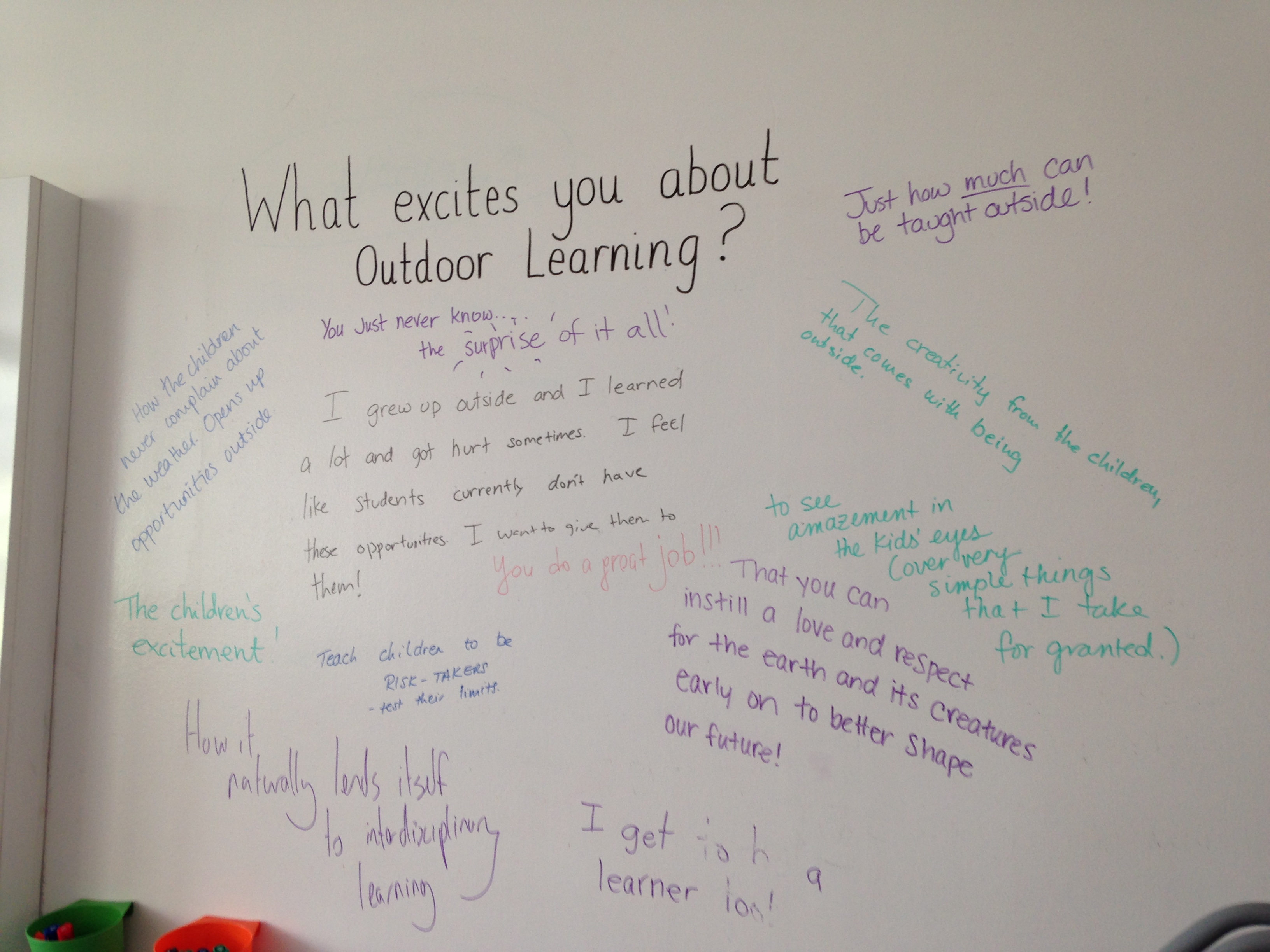 Outdoor Superheroes: You know you’re an Outdoor Learning Teacher when…