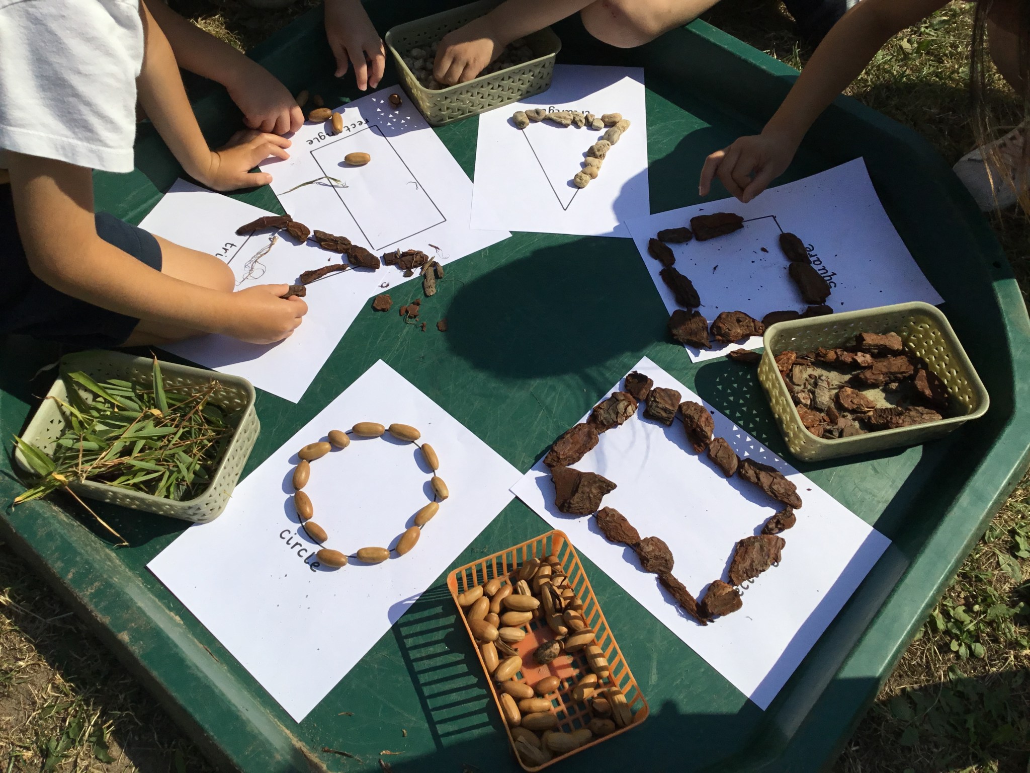 Shapes are everywhere: 5 ways to explore shape outdoors