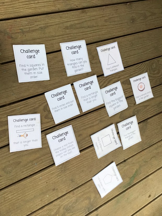 Shapes are everywhere: 5 ways to explore shape outdoors